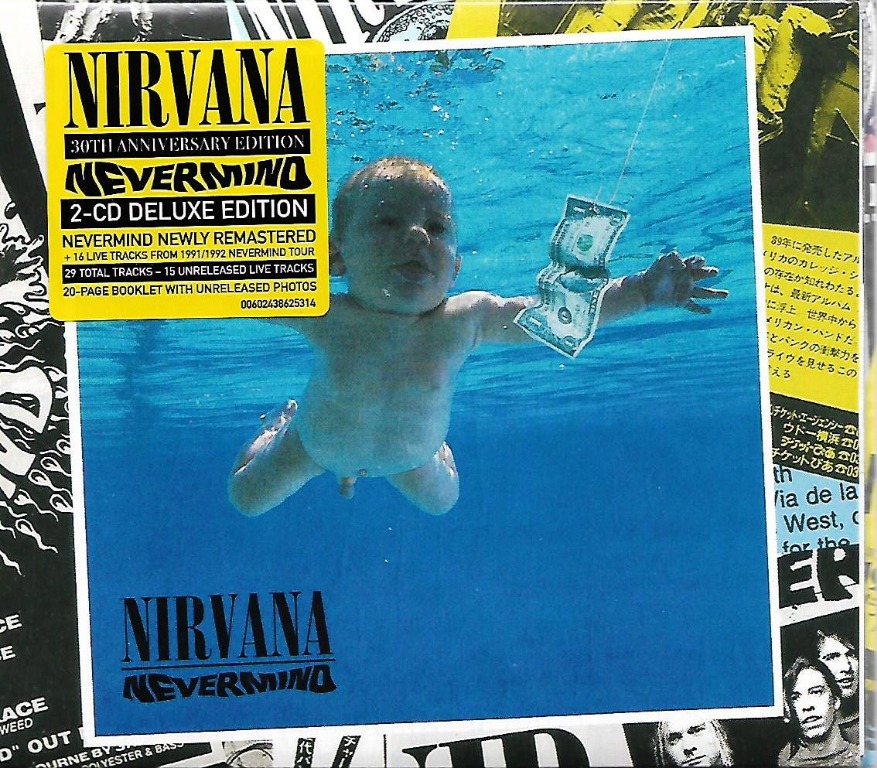 Nirvana Nevermind 30th Anniversary Edition 2-CD Deluxe Edition Newly Remastered Imported CD EU ...