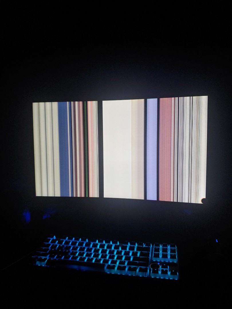 Nvision curved 24inches defective computer monitor sira, Computers ...