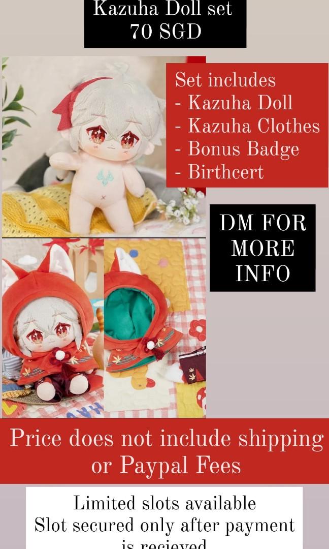 Omodoki Kazuha and Klee Dolls, Hobbies & Toys, Memorabilia ...