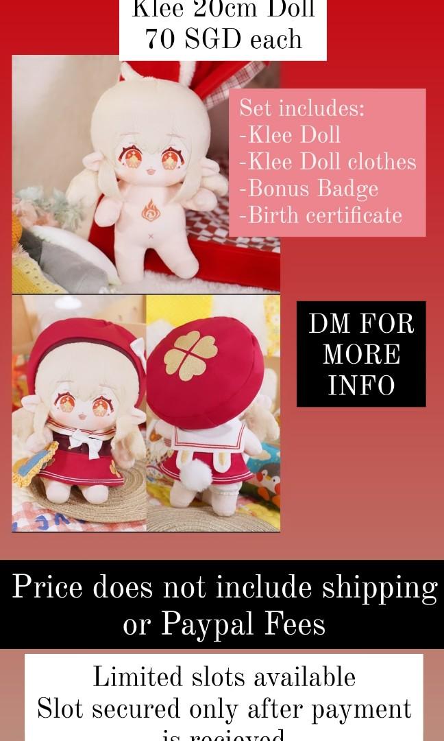 Omodoki Kazuha and Klee Dolls, Hobbies & Toys, Memorabilia ...