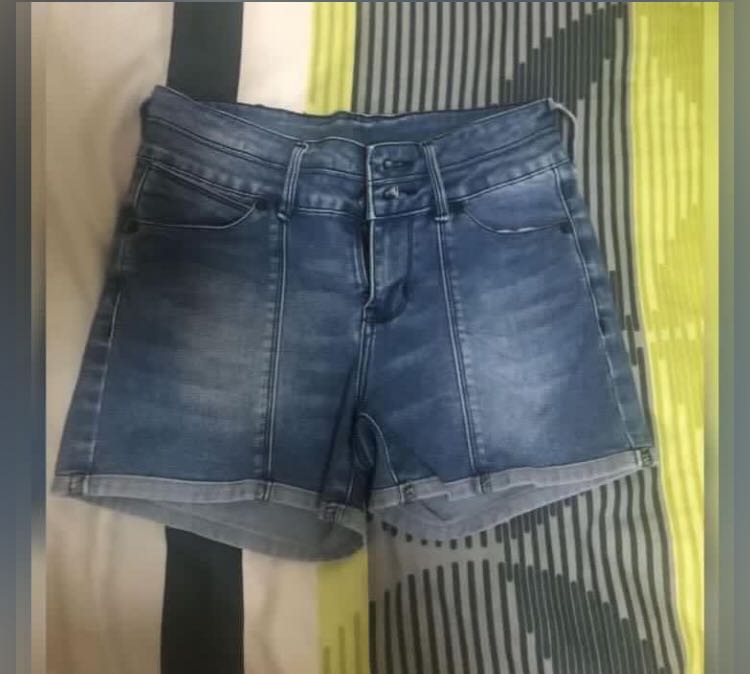 Original BNY denim short, Women's Fashion, Bottoms, Shorts on Carousell