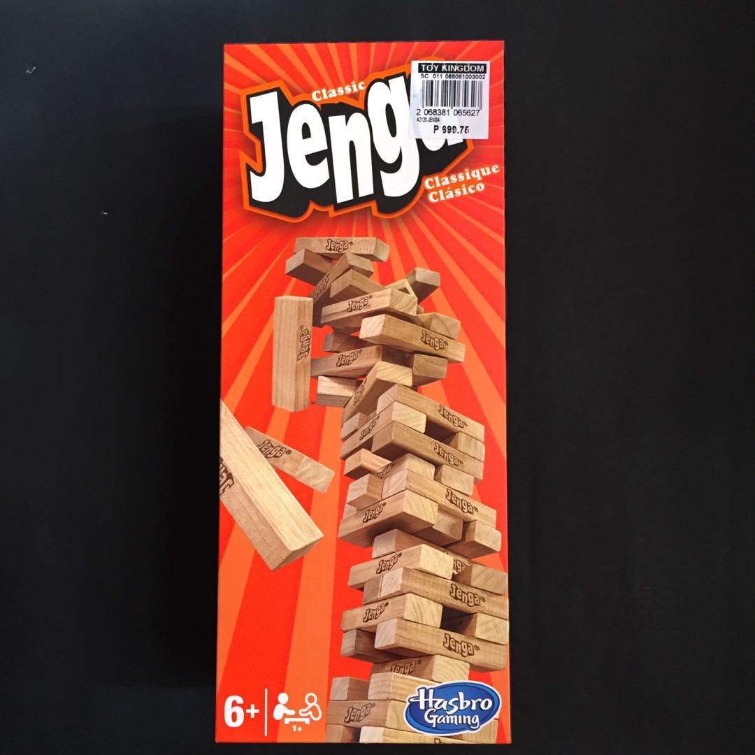 Original Jenga, Hobbies & Toys, Toys & Games on Carousell