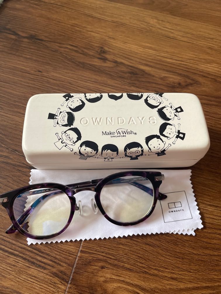 Owndays Purple frames - with blue light lenses, Women's Fashion ...
