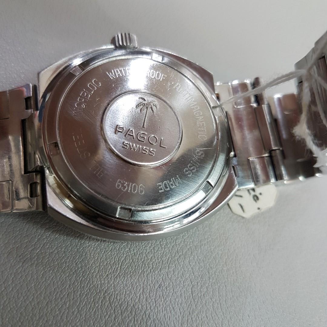 Pagol 727 Black Pagomatic White, Men's Fashion, Watches & Accessories ...