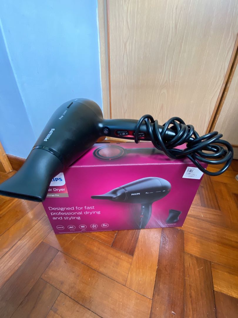 Philips Pro 2100W ionic hair dryer, Beauty & Personal Care, Hair on ...