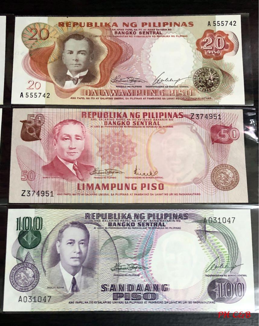 Pilipino Series Banknotes Complete Set Unc, Hobbies & Toys, Memorabilia ...