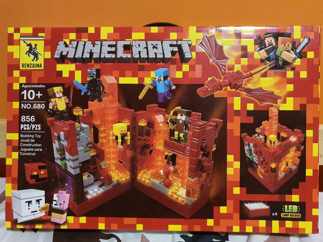 (PO) Minecraft Light Up The Nether Blocks Set, Hobbies & Toys, Toys ...