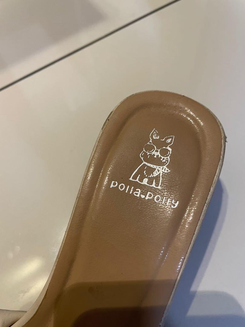 Polla polly block heels, Fesyen Wanita, Sepatu di Carousell