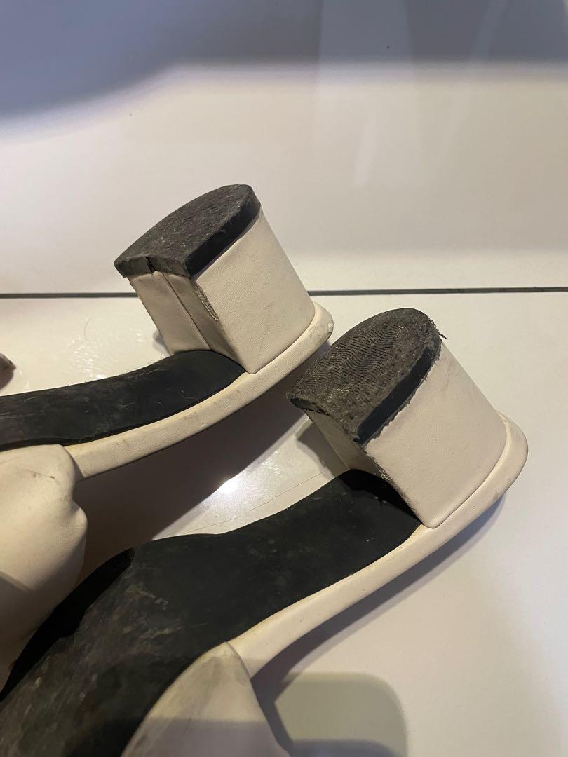 Polla polly block heels, Fesyen Wanita, Sepatu di Carousell