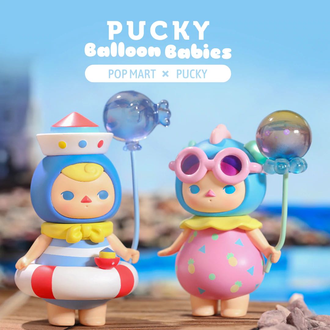 POPMART PUCKY BALLOON BABIES - SUMMER BABY, Hobbies & Toys, Toys ...