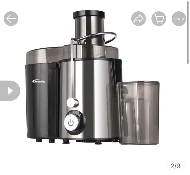 Powerpac Juice Extractor, TV & Home Appliances, Kitchen Appliances ...