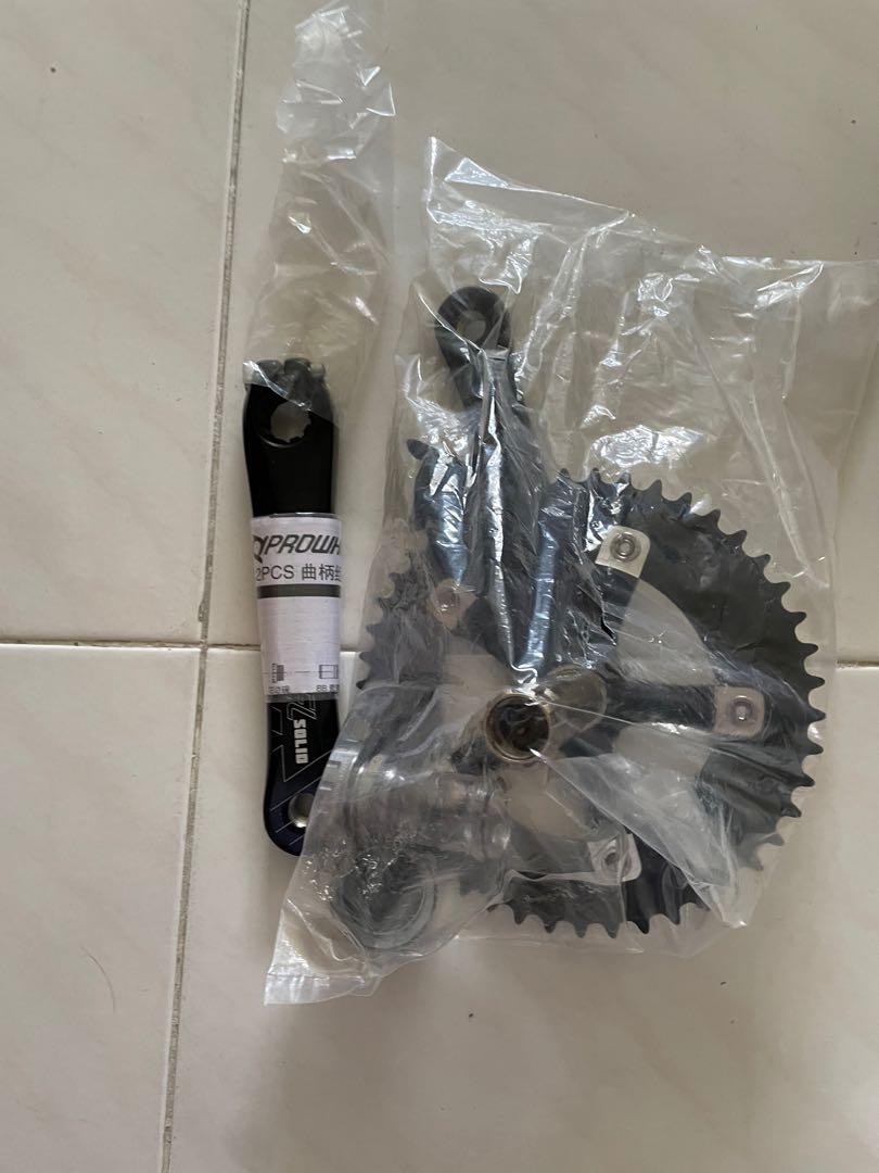 Prowheel solid crankset, Sports Equipment, Bicycles & Parts, Parts ...