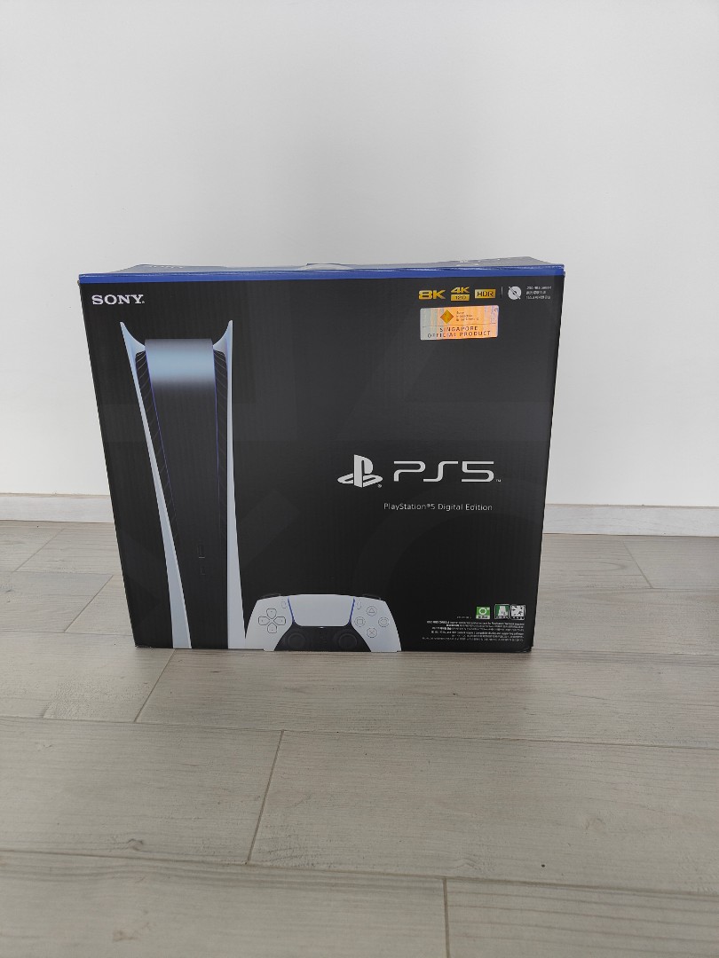 Ps5 box PlayStation 5 digital, Video Gaming, Video Game Consoles ...
