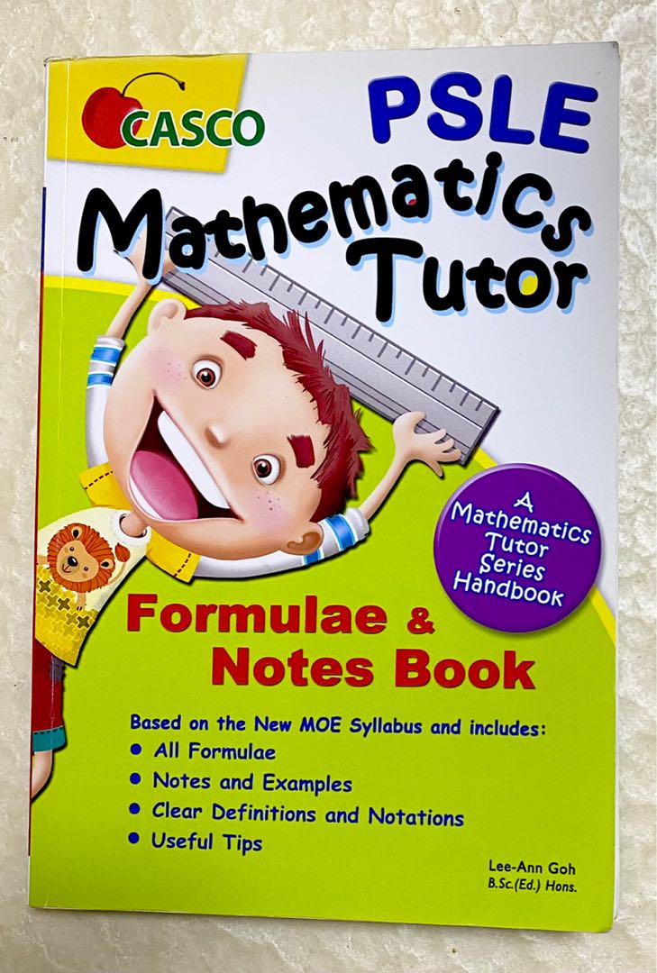 PSLE Math Formulae & Notes Book, Hobbies & Toys, Books & Magazines ...
