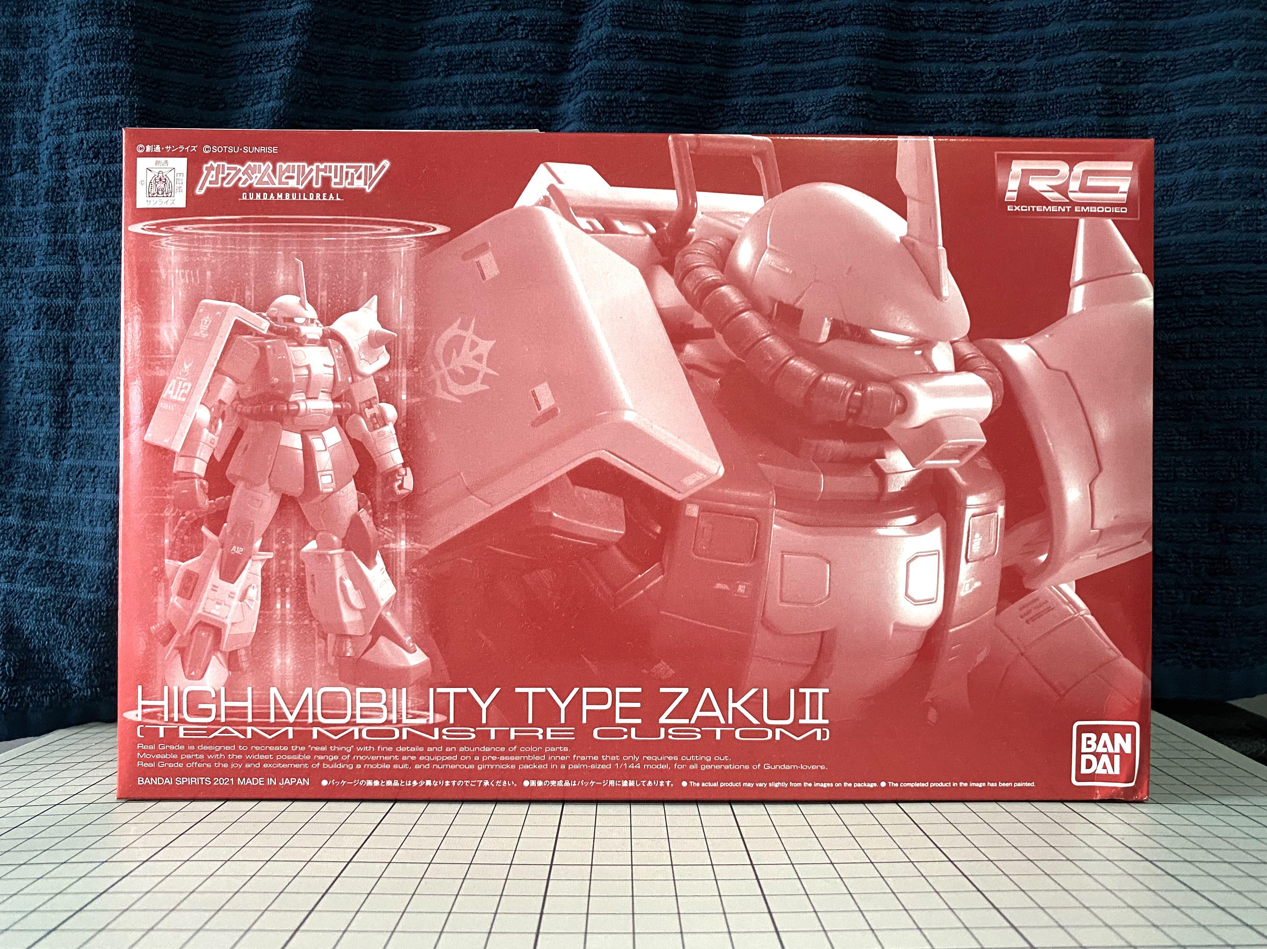 RG 1/144 High Mobility Type Zaku 2 (Team Monstre Custom), Hobbies ...