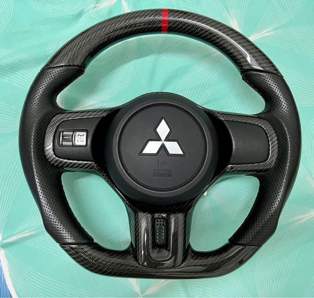 Robson carbon steering wheel for evo x, Car Accessories, Accessories on ...