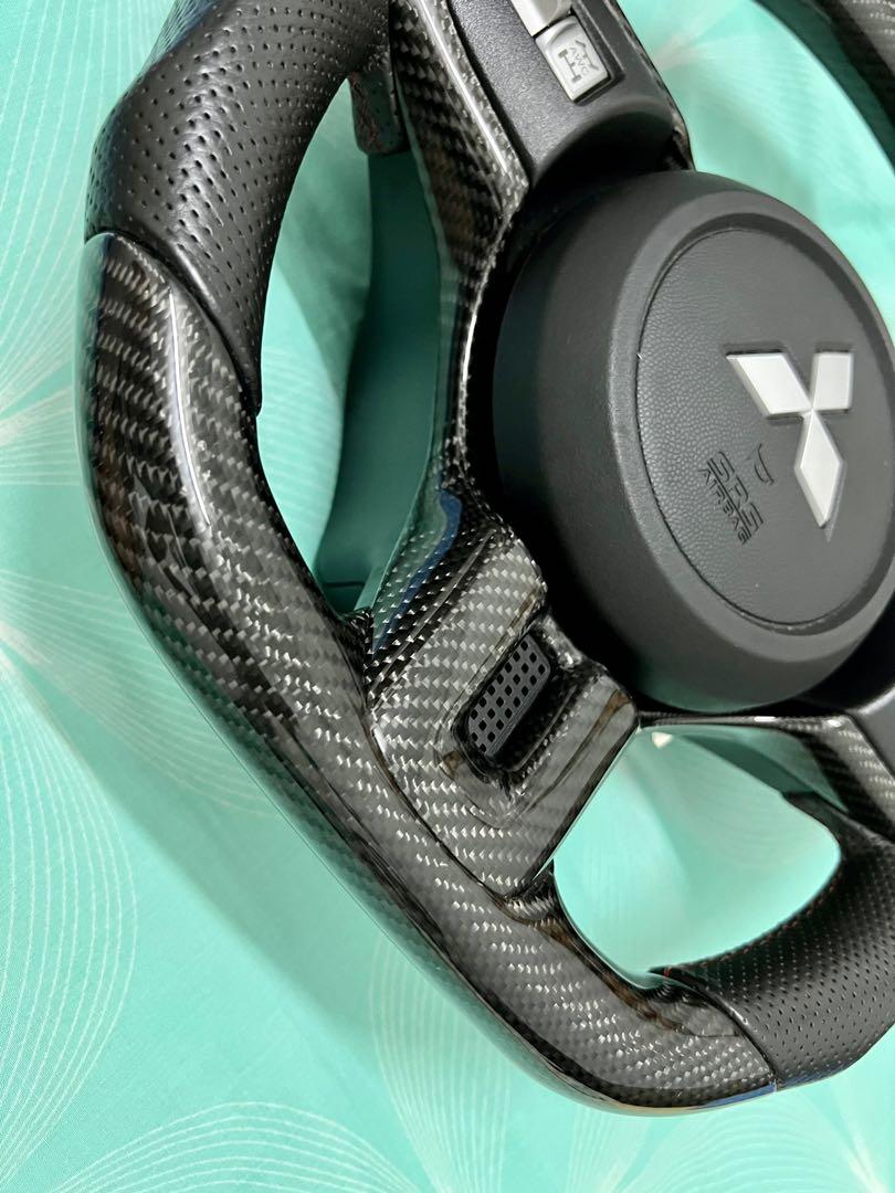 Robson carbon steering wheel for evo x, Car Accessories, Accessories on ...