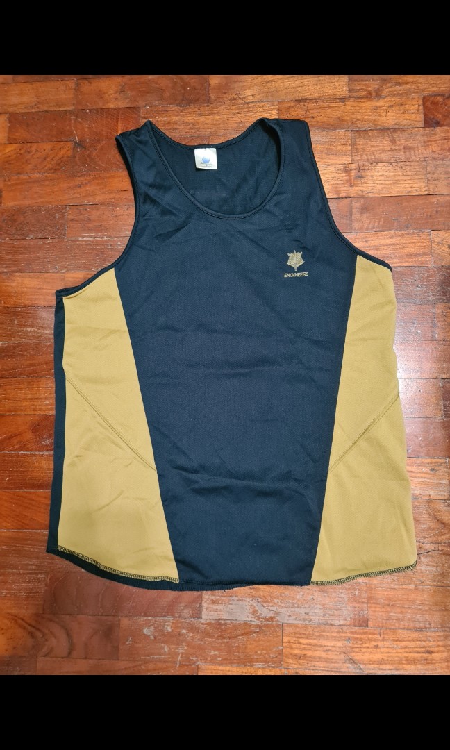 SAF Combat Engineer PT Singlet, Men's Fashion, Activewear on Carousell