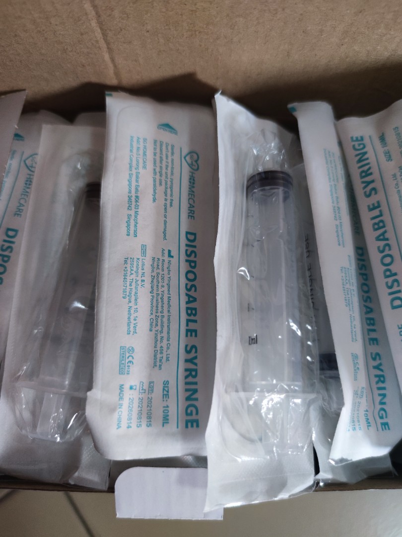 SG Homecare Family Syringe 10ml Luer slip/catheter tip Syringe without ...