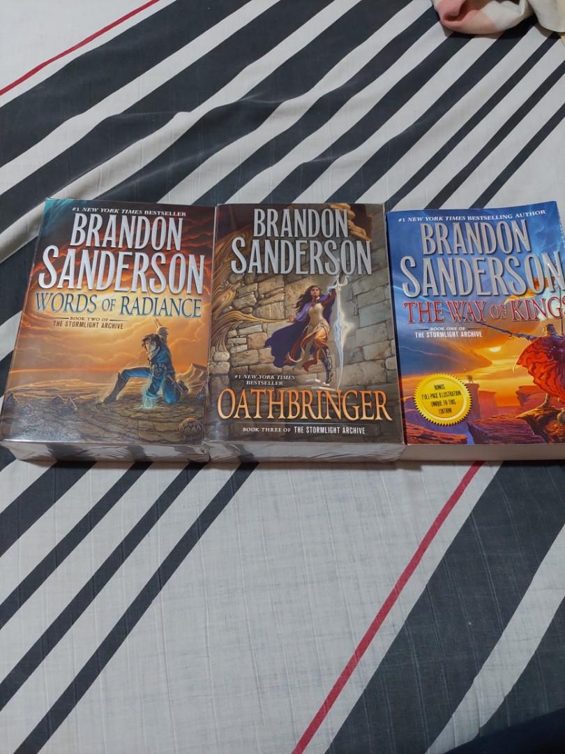 Stormlight Archive Books 1-3 (The Way of Kings, Words of Radiance, Oathbringer), Hobbies & Toys ...