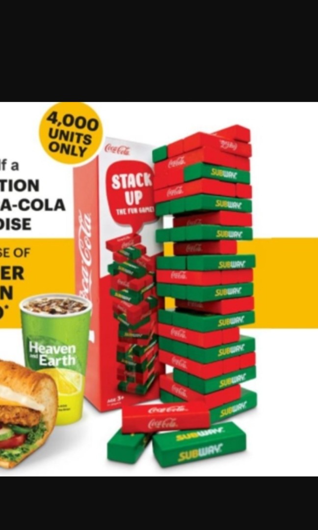 Subway stack up Block. Brand new not opened! on Carousell