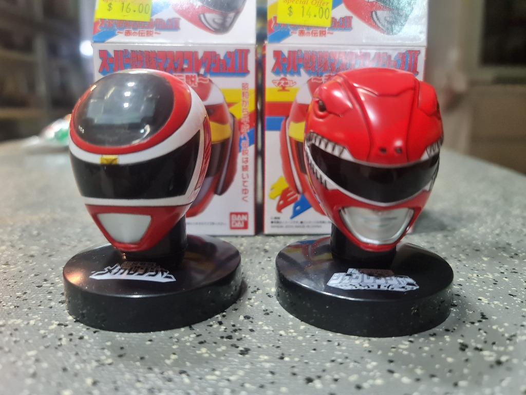 Super Sentai Red ranger helmet, Hobbies & Toys, Toys & Games on Carousell