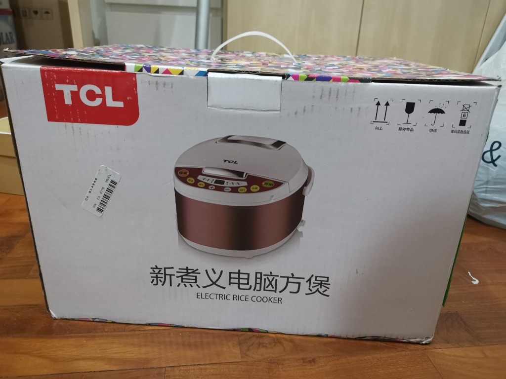 TCL rice cooker 4L, TV & Home Appliances, Kitchen Appliances, Cookers ...