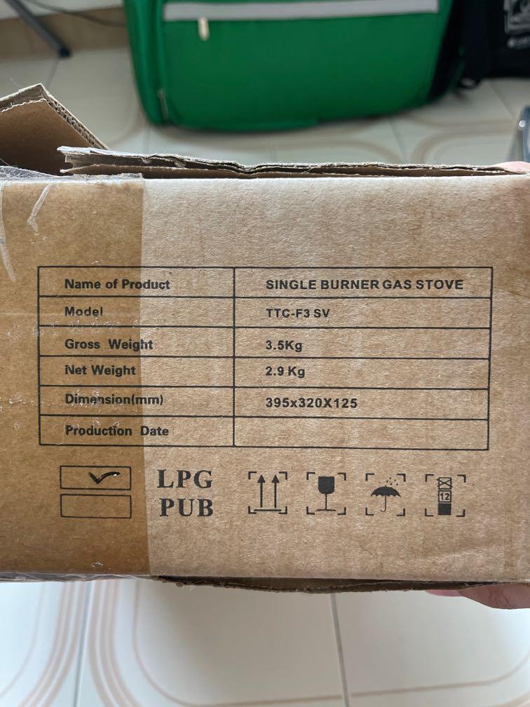 TECHNO Single burner gas stove LPG, TV & Home Appliances, Kitchen ...