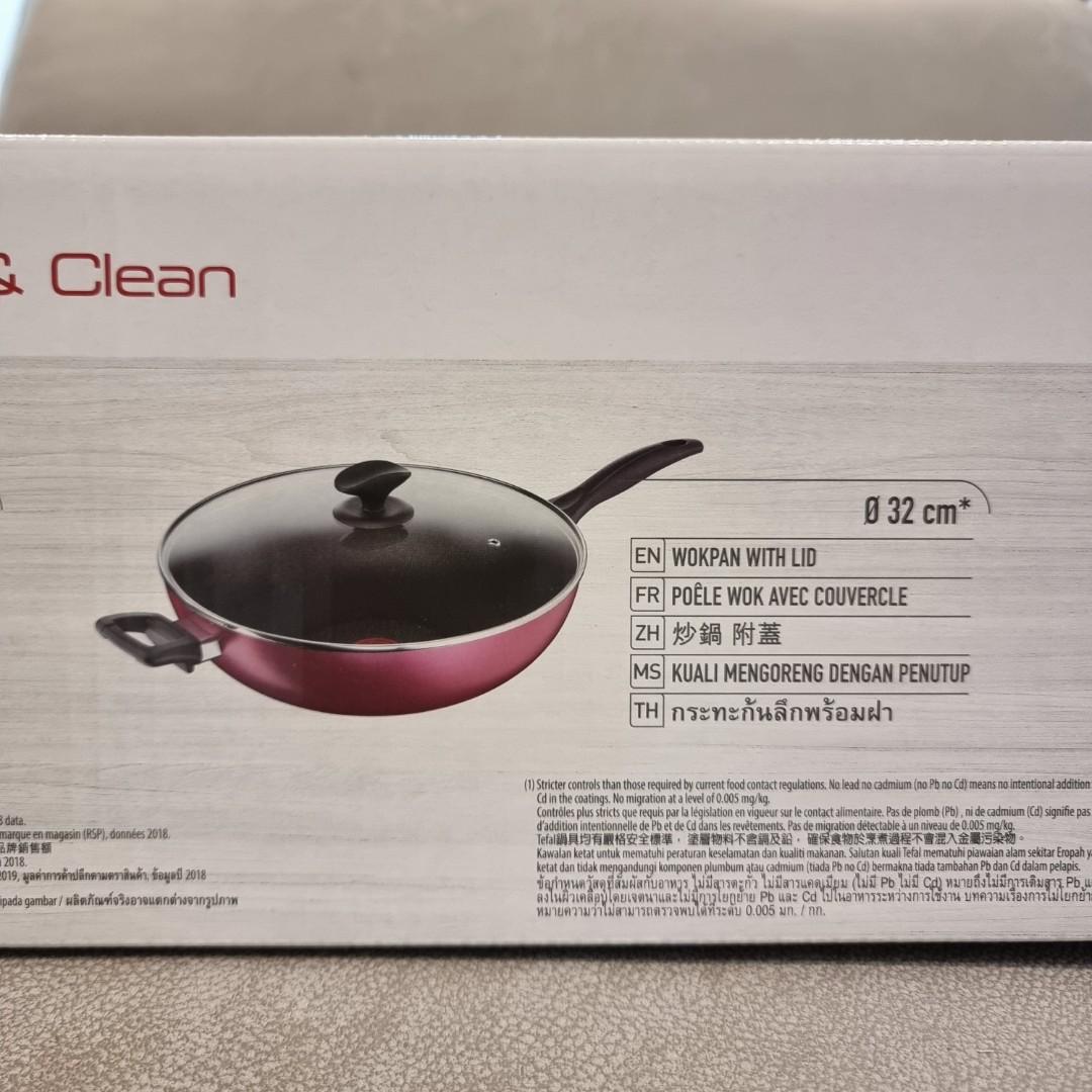 Tefal Workpan with Lid 32cm, Furniture & Home Living, Kitchenware & Tableware, Cookware ...
