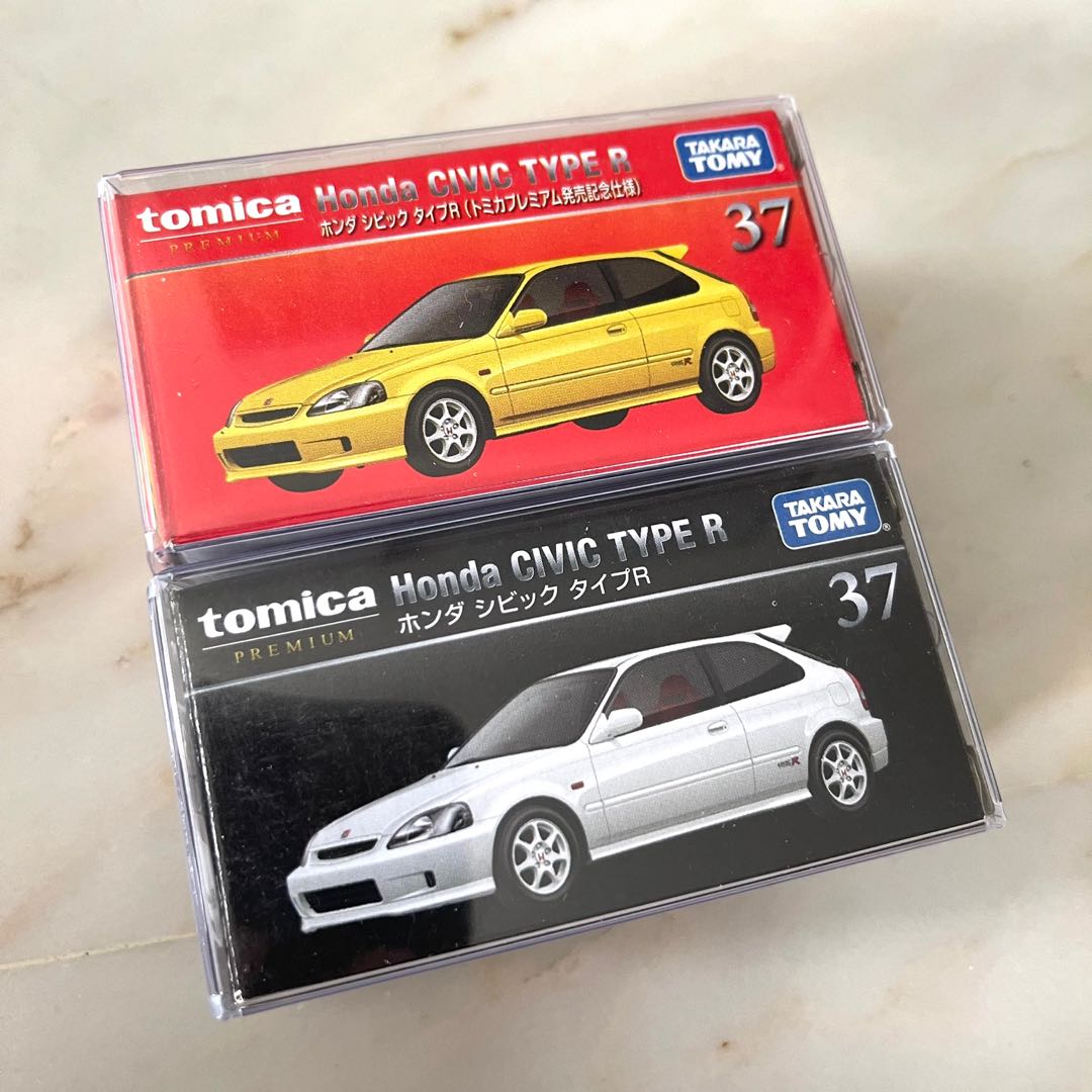 Tomica Premium Honda Civic Type R pair, Hobbies & Toys, Toys & Games on ...