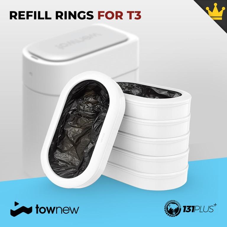 Townew Smart Trash Bin T3 Refill Rings, Furniture & Home Living ...