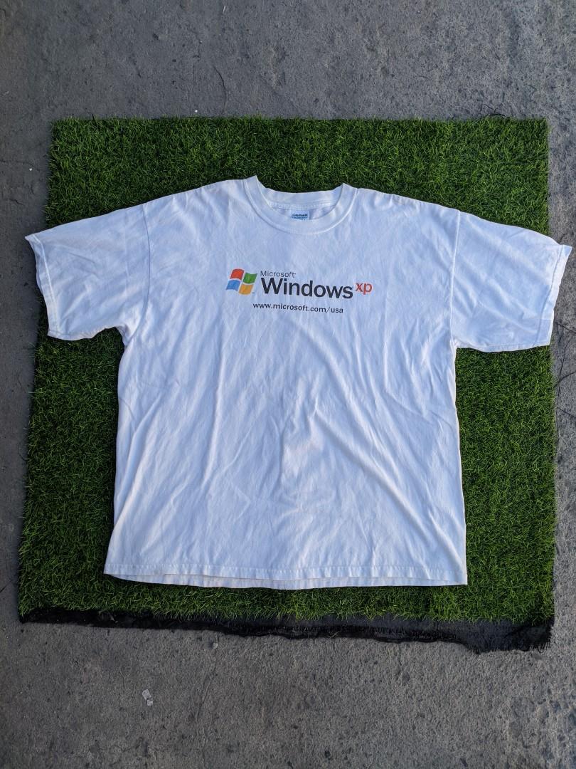 VINTAGE MICROSFOT WINDOWS XP TEE, Men's Fashion, Tops & Sets, Tshirts ...