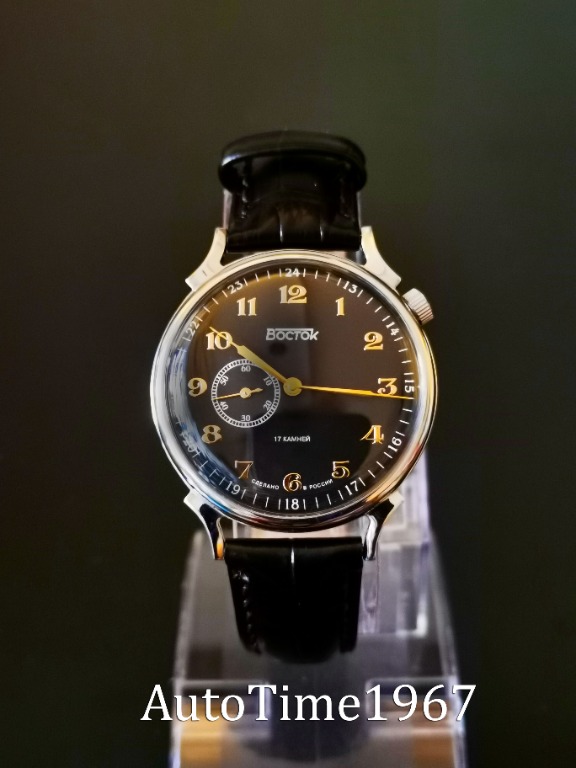 Vostok(Boctok) Retro Golden Dial Mechanical dress watch, Men's Fashion ...