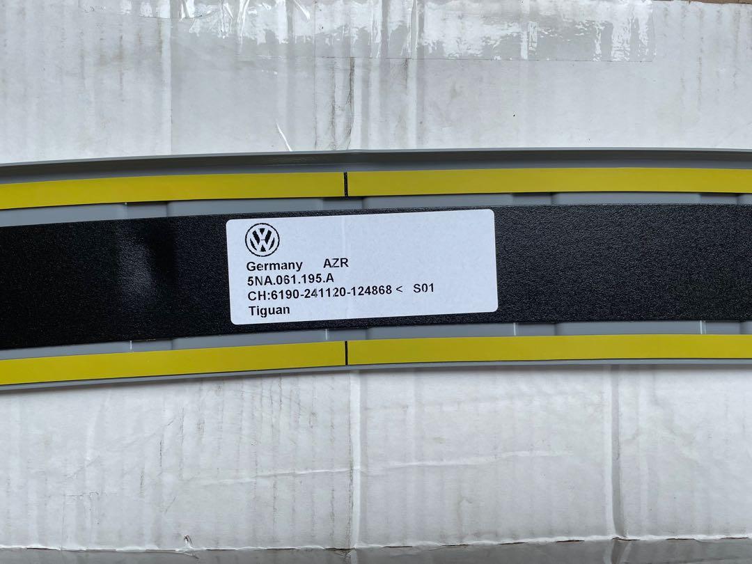 VW Tiguan/Allspace trunk sill protection, Auto Accessories on Carousell