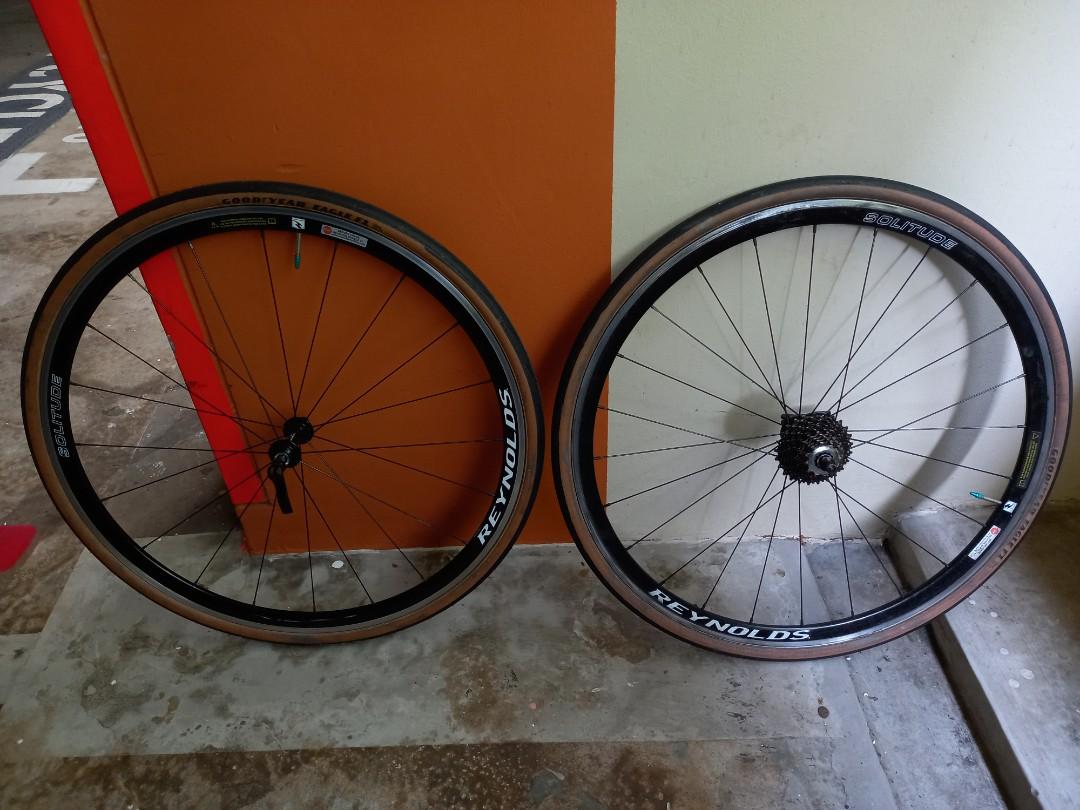 Well used Reynolds Solitude alu wheels, Sports Equipment, Bicycles ...
