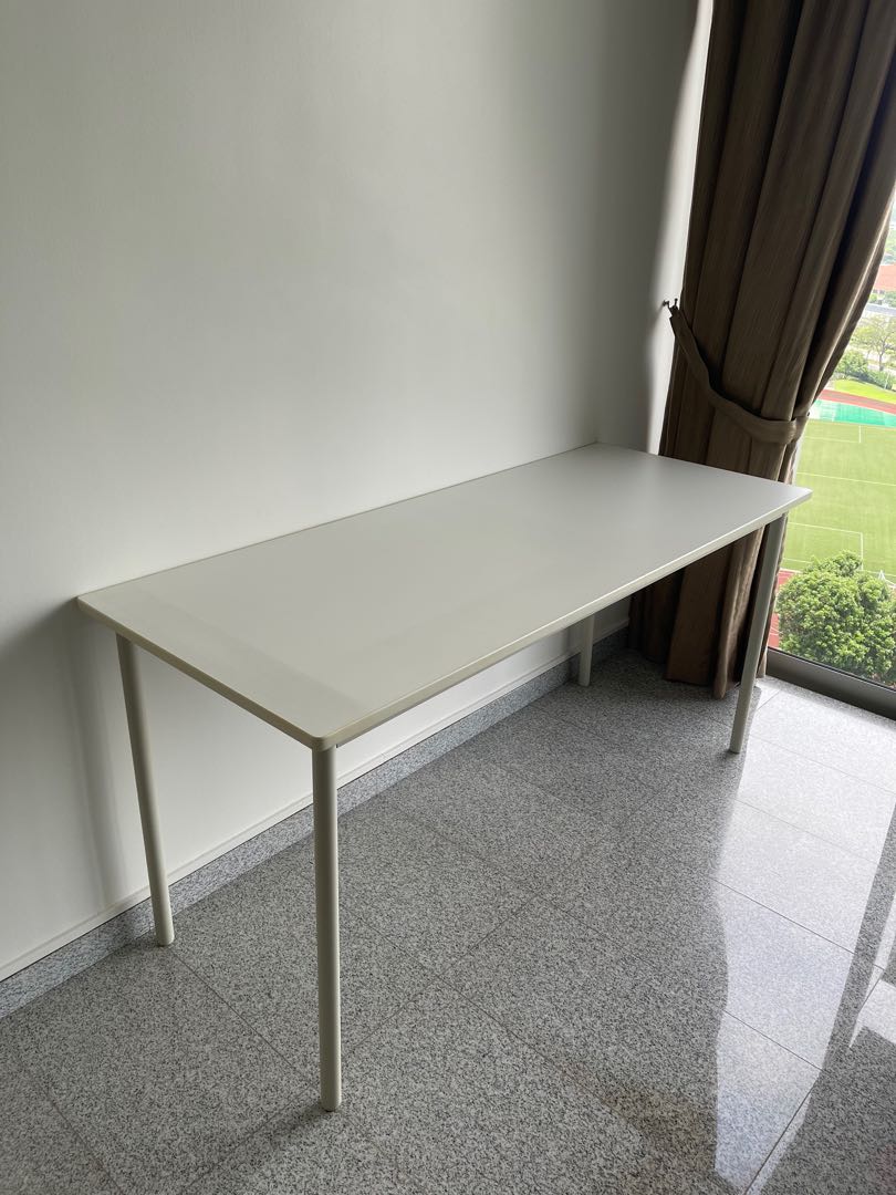 White Study Table from MUJI, Furniture & Home Living, Furniture, Tables ...