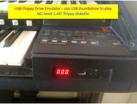 Yamaha Electone EL 700 with USB Floppy Drive Emulator, Hobbies & Toys ...