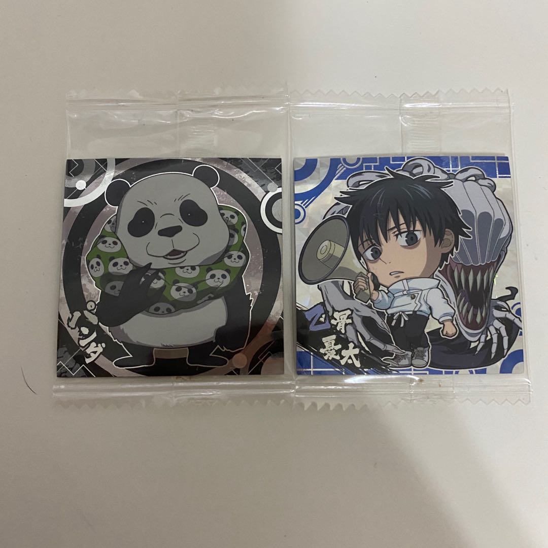 yuta and panda wafer stickers (jujutsu kaisen jjk), Hobbies & Toys ...