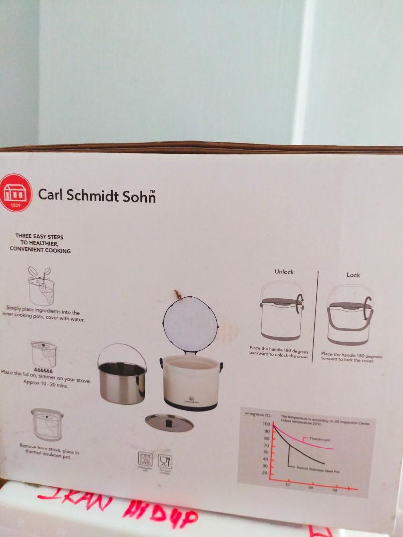 CARL SCHMIDT SOHN THERMO POT 4.6L, TV & Home Appliances, Kitchen Appliances on Carousell