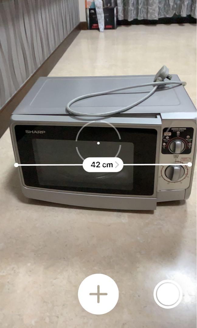 22L Sharp basic microwave oven R219T (S), TV & Home Appliances, Kitchen ...