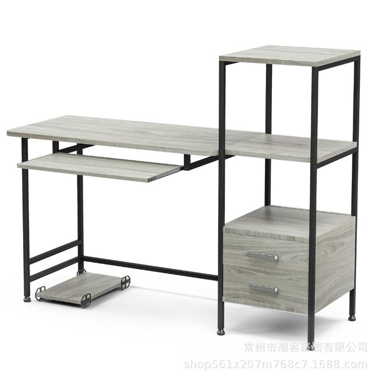 2Drawer&Keyboard Tray Study Table Free Install Office Table, Furniture ...