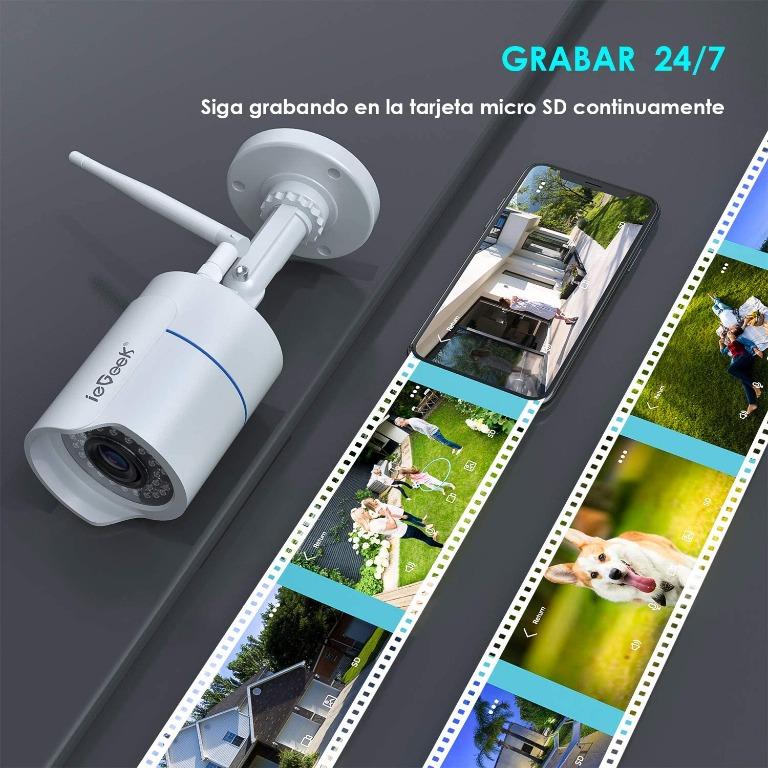 3411) IG62 ieGeek 2MP Security Outdoor Camera 1080P Waterproof Home ...