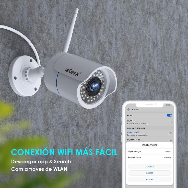 3411) IG62 ieGeek 2MP Security Outdoor Camera 1080P Waterproof Home ...