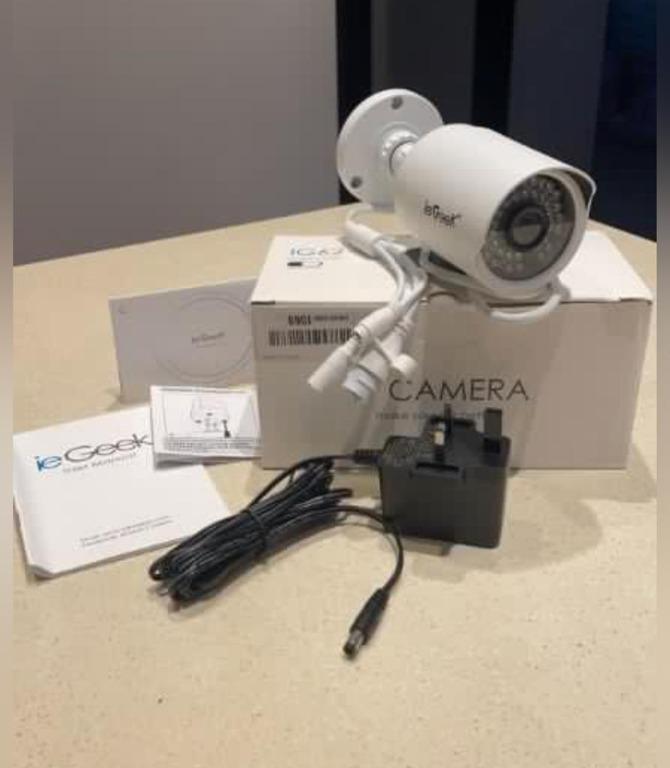 3411) IG62 ieGeek 2MP Security Outdoor Camera 1080P Waterproof Home ...