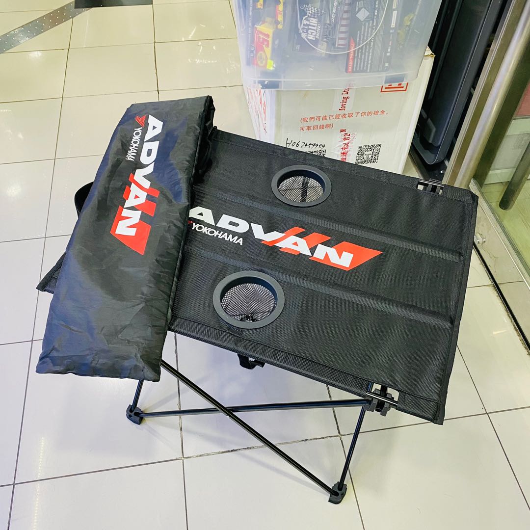 現貨 Advan Yokohama Camping Table 横濱輪胎 戶外摺枱 原裝正品 橫檳輪胎, 傢俬＆家居, 戶外家具 ...