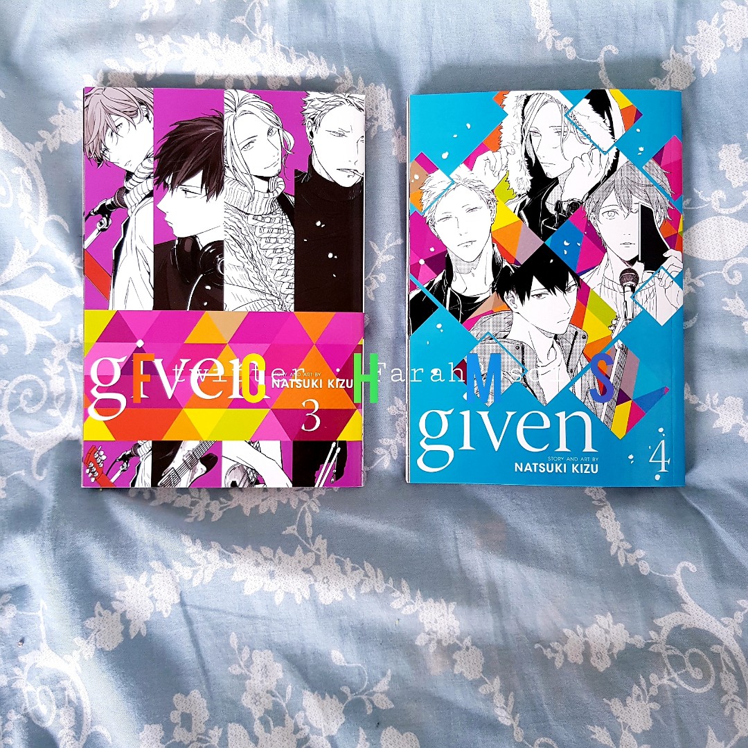 [ WTS SET ] OFFICIAL Sublime GIVEN manga [ Volume 3 + 4 ] #BL #Yaoi # ...