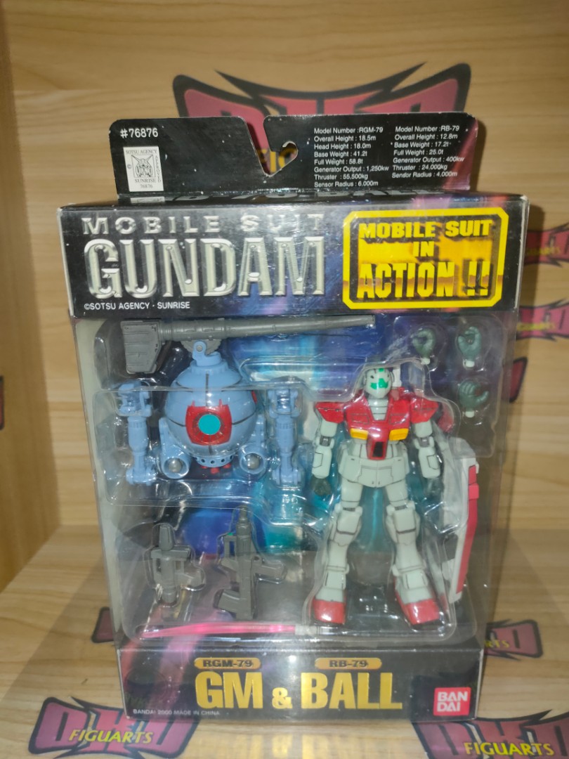 Bandai MIA GM & Ball set on Carousell
