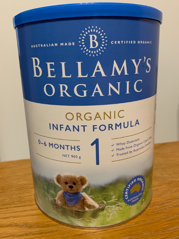 Bellamy-Stage 1 Organic Infant Formula From 0-6 Months 900g, Food ...