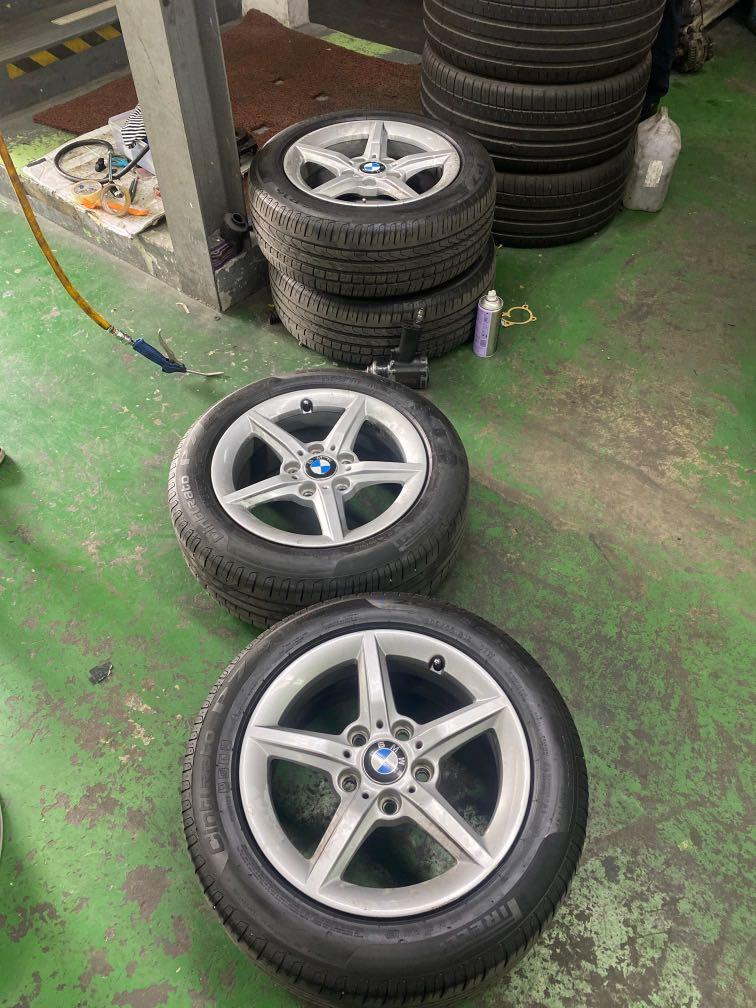 BMW 16 inch rims, Car Accessories, Tyres & Rims on Carousell