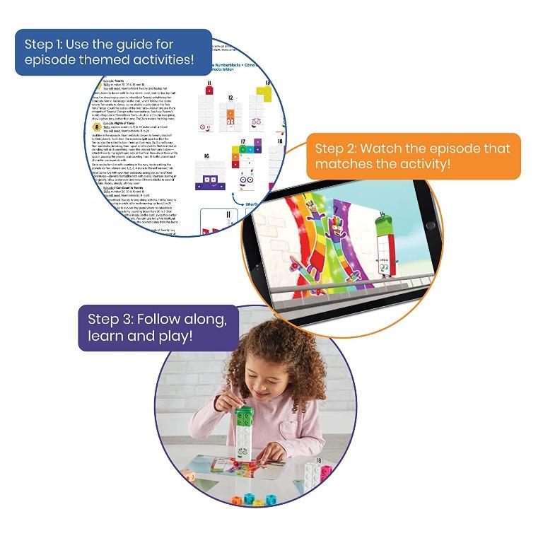 BNIB: hand2mind Numberblocks MathLink Cubes 11-20 Activity Set, 30 ... BNIB: hand2mind Numberblocks MathLink Cubes 11-20 Activity Set, 30 ...